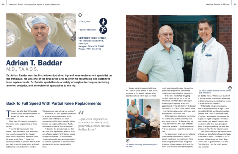 Adrian Baddar | Your Trusted Partner in Orthopaedic Care